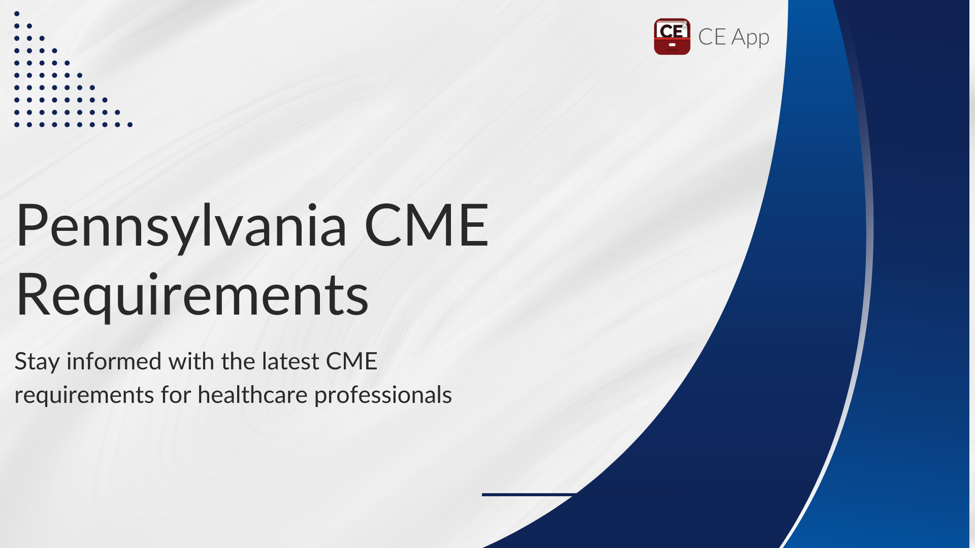 Pennsylvania CME Requirements