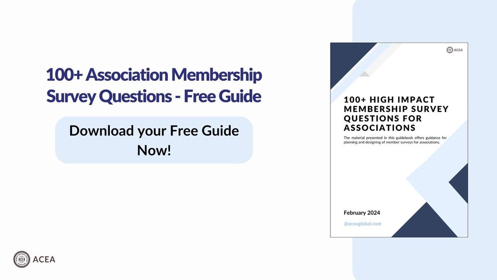 Associations Membership Survey Questions